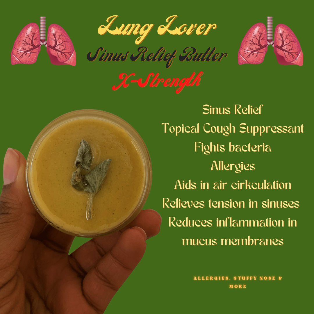Lung Lover Sinus Relief Butter (Extra Strength) – Earthly Woven
